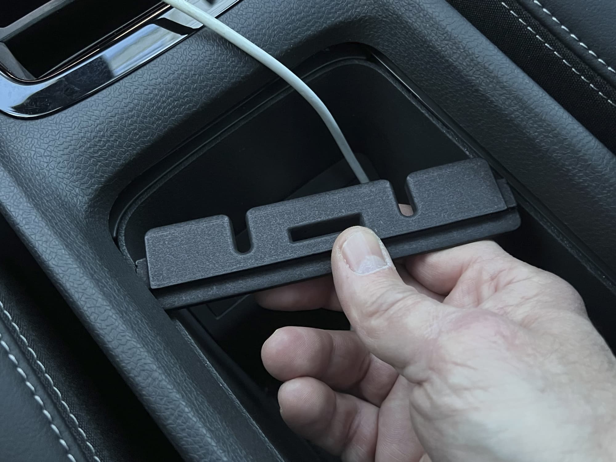 VW ID.3 Centre Console USB Cable Tidy - EV Concept